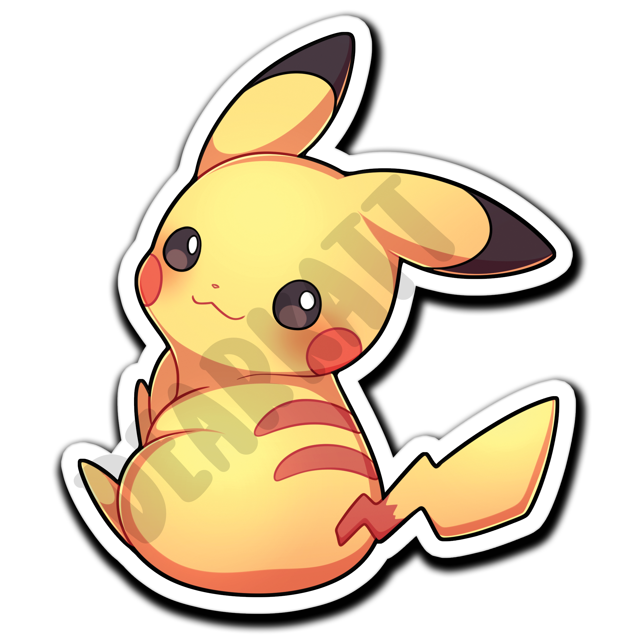 Pika Mini Sticker – dearkatt